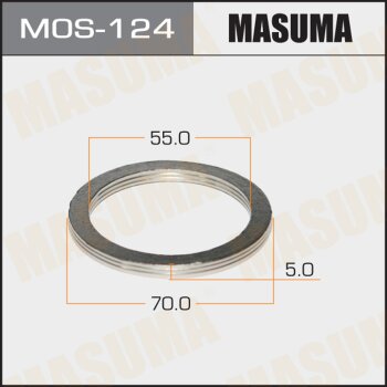 Уплотнительное кольцо под выхлопной коллектор MASUMA 55 х 70 MOS-124 ...
