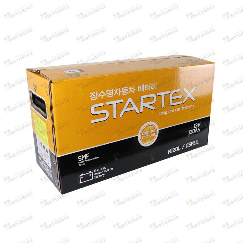 Аккумулятор STARTEX 115F51L 120Ah (обр) 820А 505*183*240 необслуж ...
