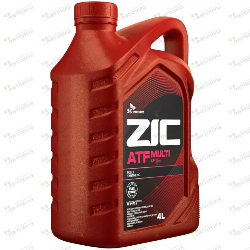 Жидкость трансмиссионная ZIC ATF Multi LF 4л (универс., пониж. вязкости ...