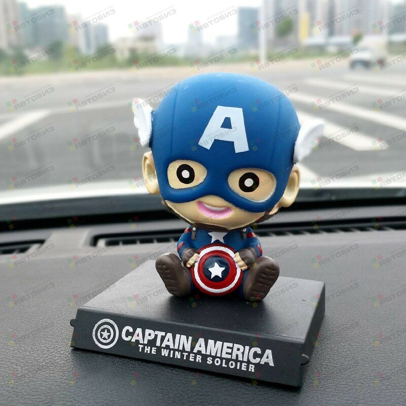 Игрушка на приборную панель "Captain America", YJ72-17: купить оптом ...